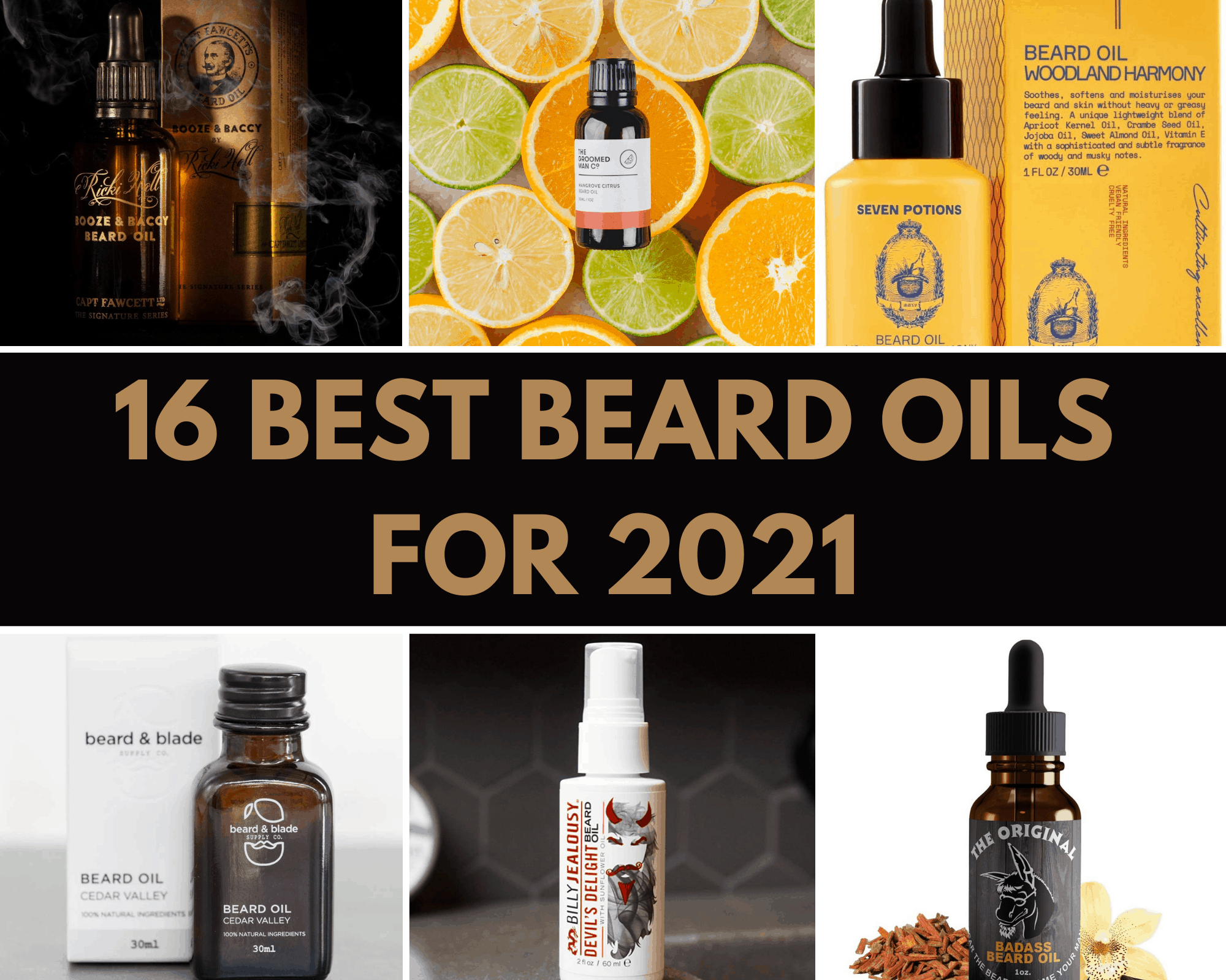 16 Best Beard Oils for 2021 For Glorious Facial Hair - Dudefluencer